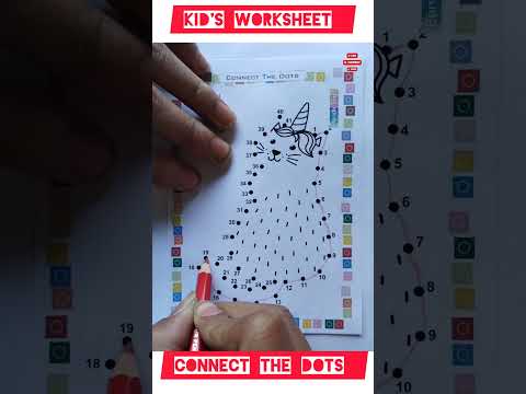 Worksheet - 126 Connect The Dots #Kg #Lkg #Kids #Fun #Entertainment #kidsvideo