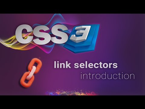 CSS for beginners 62: link selectors introduction