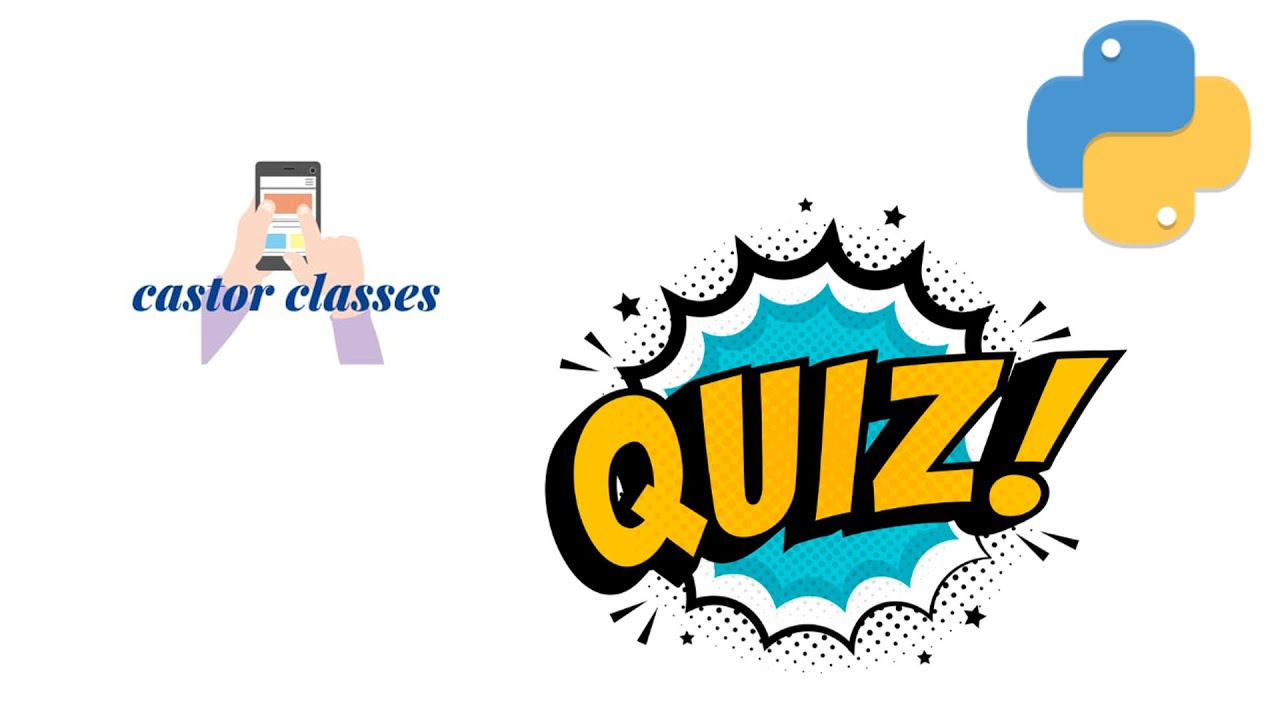 Quiz on String | Python | Castor Classes
