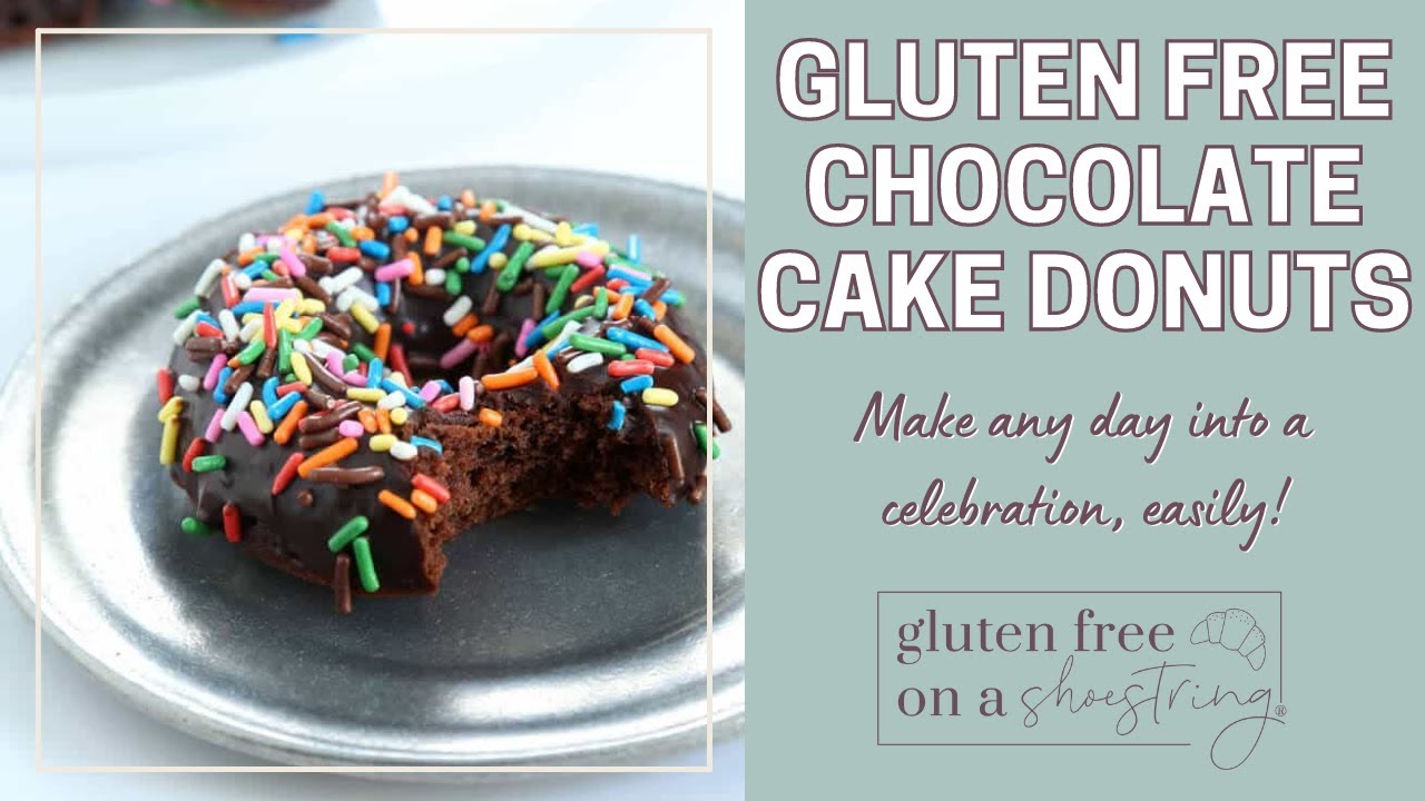 Gluten Free Chocolate Cake Donuts Recipe