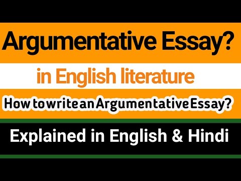 How to write an Argumentative Essay - Planning || Argumentative Essay क्या है और कैसे लिखें?
