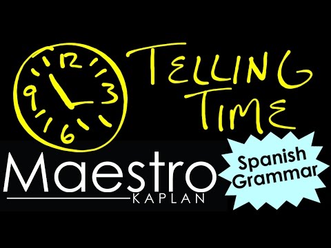 Telling Time in Spanish ¿Qué hora es? ¿A qué hora...?