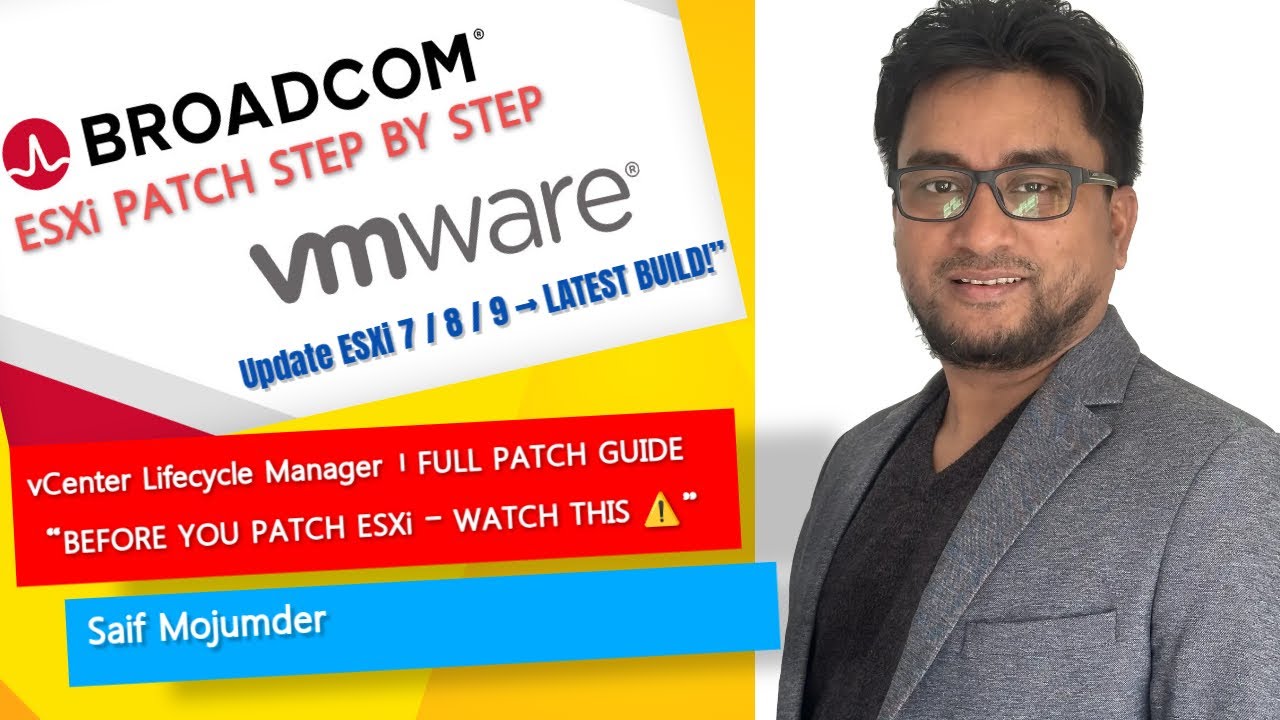 VMware ESXi Patching or updates using Lifecycle Manager | ESXi 7.x/8.x/9.x | Step-by-Step Tutorial