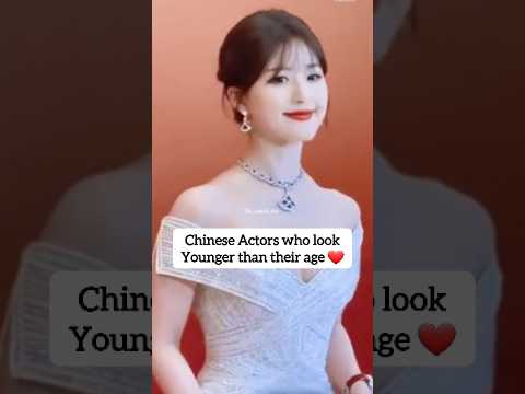 AGE-DEFYING Chinese Actors Who Look WAY Younger! #zhaolusi #shorts