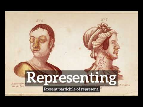 Representing Meaning, Pronounciation, Information, and Images | How to Say Representingin English?