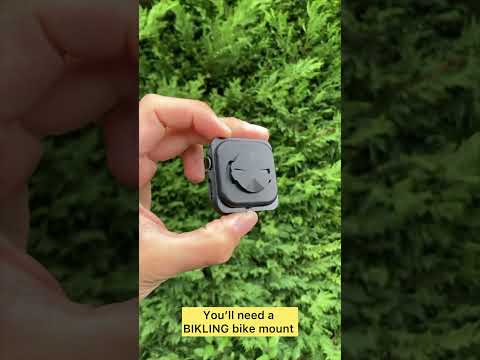Now you can use the Apple Watch as a bike computer with the BIKLING Bike Mount / App: WorkOutdoors