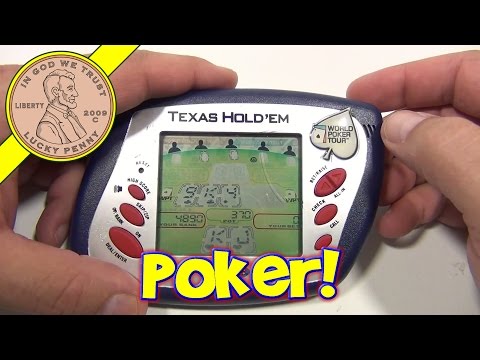 Texas Hold 'Em World Poker Tour Electronic Handheld Game, 2004 Radica