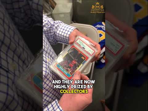 One Of The Most Expensive Basketball Cards Ever: 1986 Michael Jordan Fleer Rookie Card