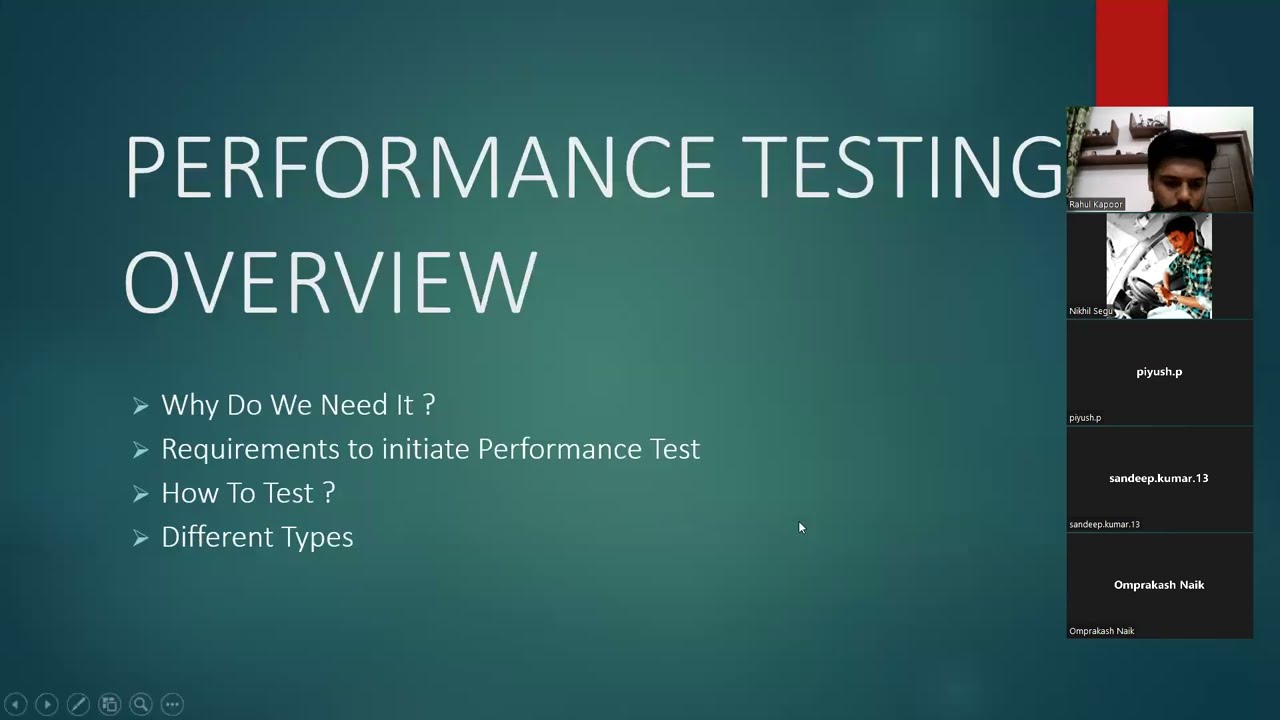 Performance Testing Overview | Performance Engineering | Software Testing | Load Testing