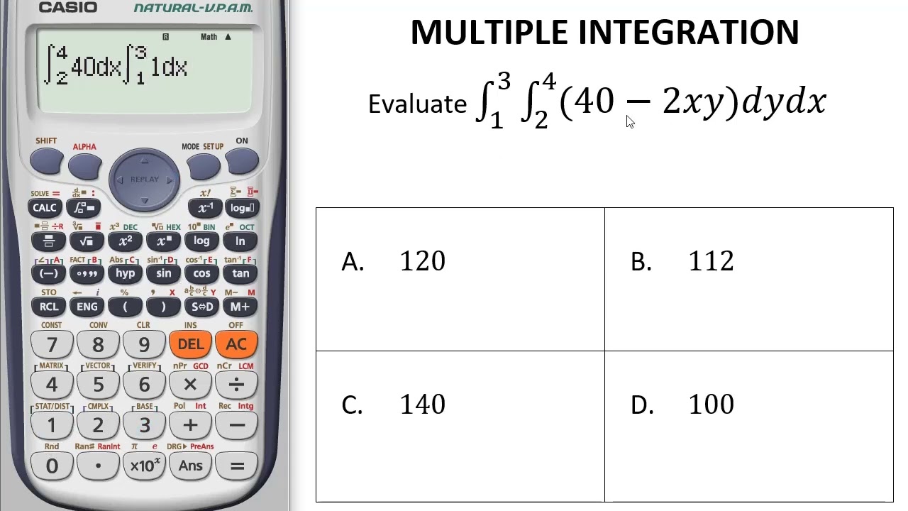 [CalcYou] Solving Multiple Integrals Example 4