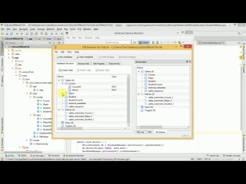 How To Browse Android Studio Emulator SQLite Database With SQLite database Browser