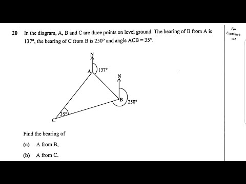 2024 Mathematics paper 1(GCE)- Bearings exam revision questions and answers