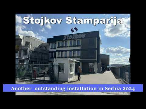 New Instllation for Box 1 folder gluer machine in Serbia 2024 - Thank you Stojkov Printing Company