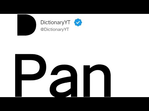 Pan Meaning in English
