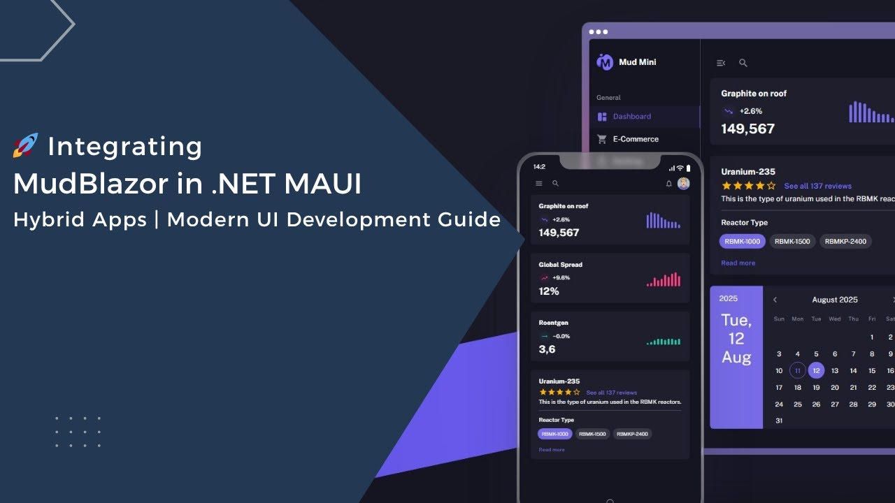 🚀 Integrating MudBlazor in .NET MAUI Blazor Hybrid Apps | Modern UI Development Guide