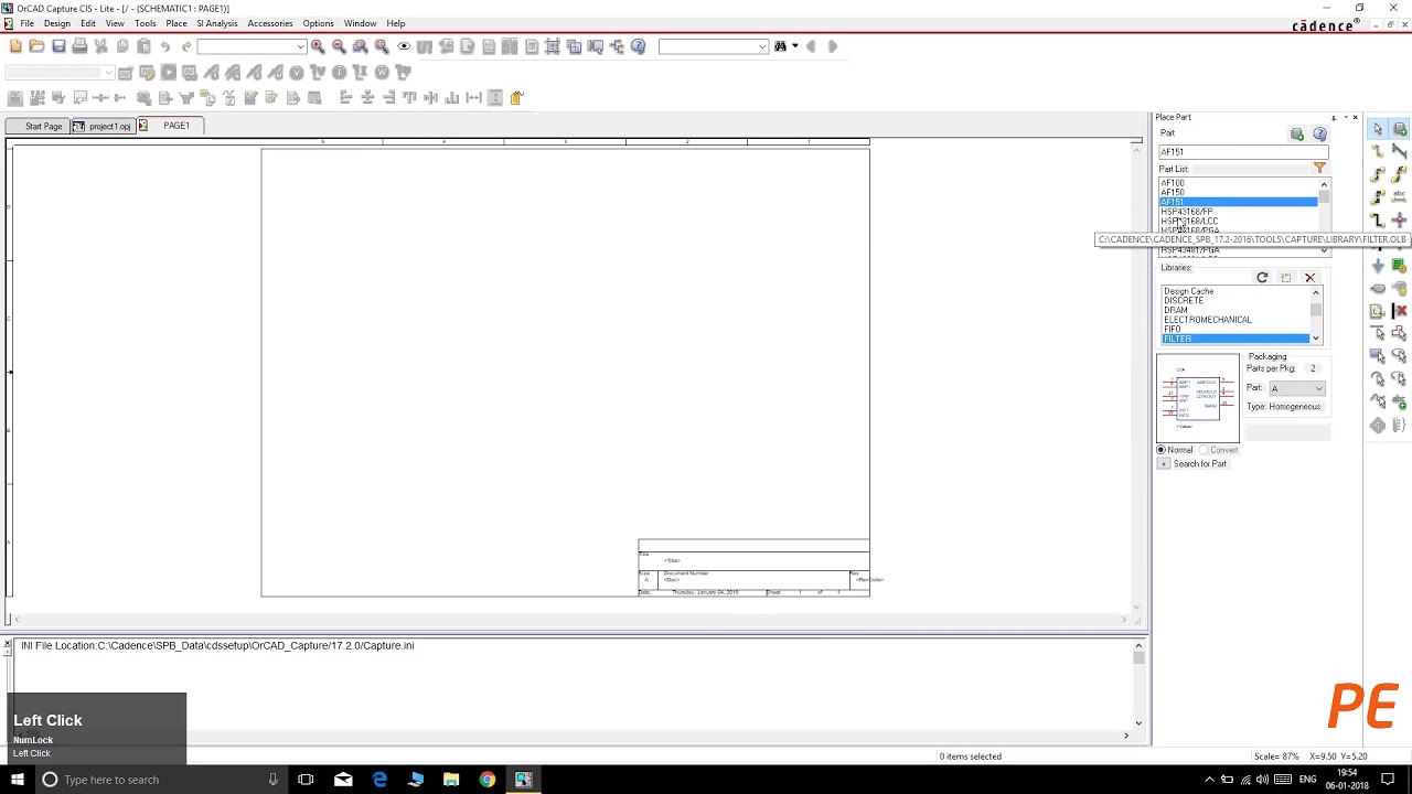 PCB Design Tutorial_05-Orcad Schematic part Library Mapping