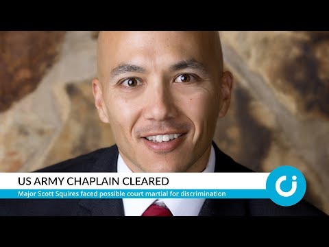 US Army chaplain cleared