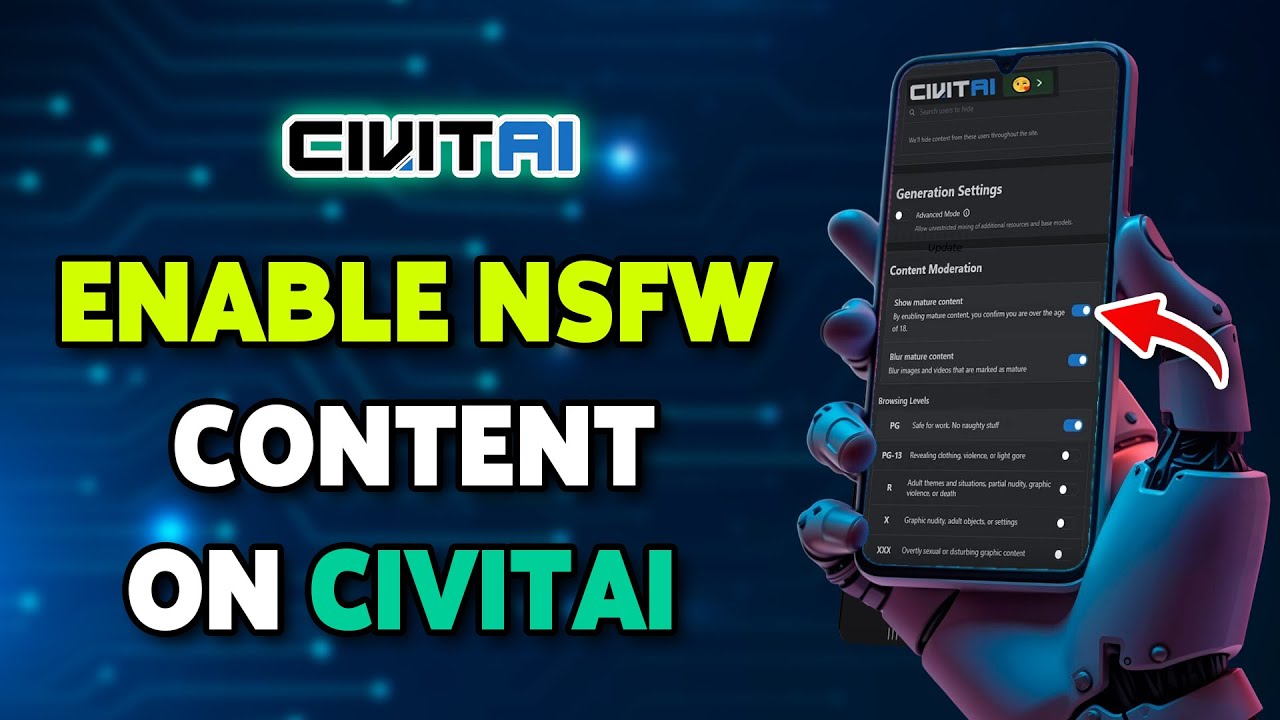 How To Enable NSFW Content On CivitAI 2025 | Unlock Adult Models & Filters On CivitAI