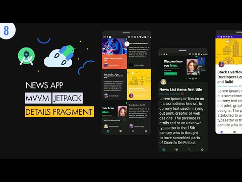 [Open Coding] News App MVVM #08: UI |News Details Fragment Design | Android Native