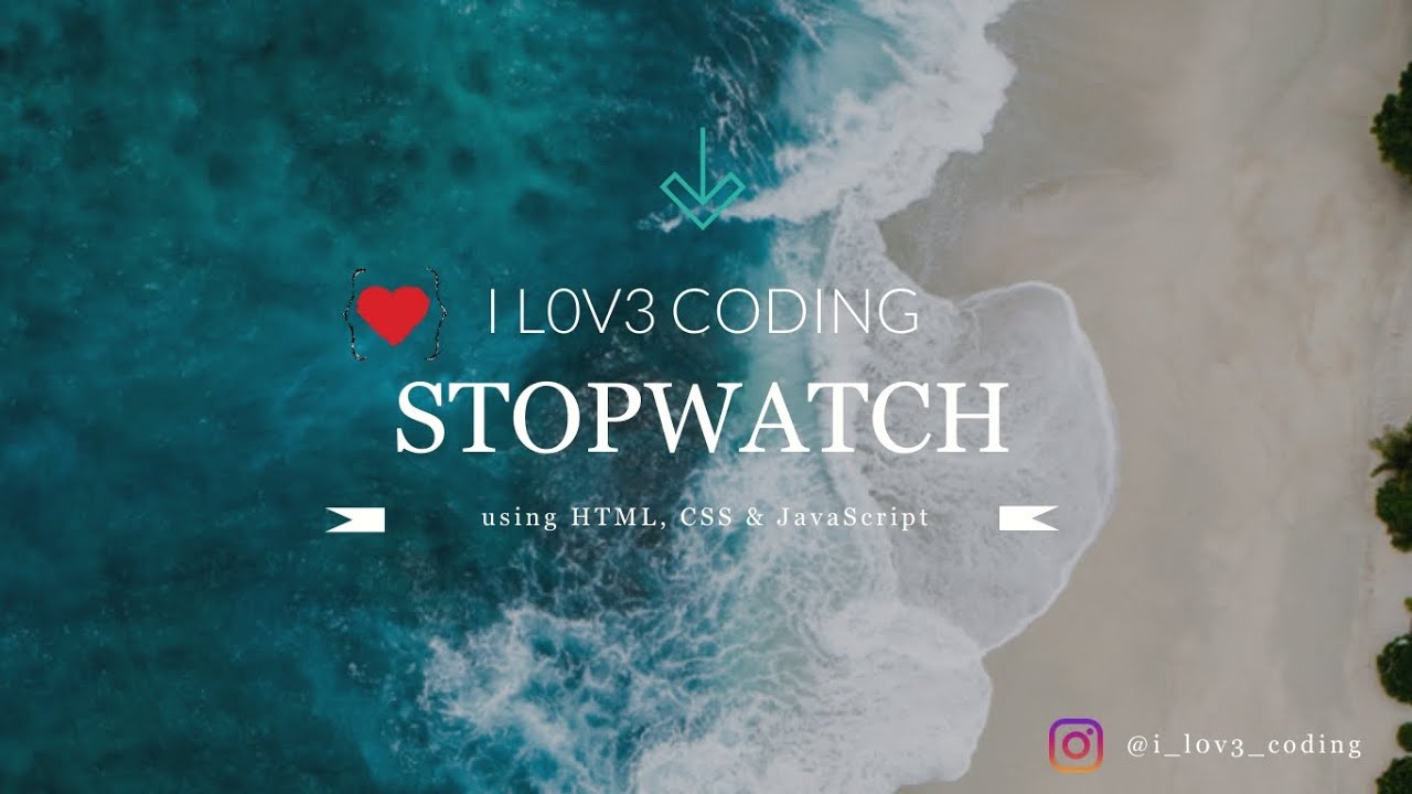 Stopwatch using HTML, CSS and JS(hr:min:sec).