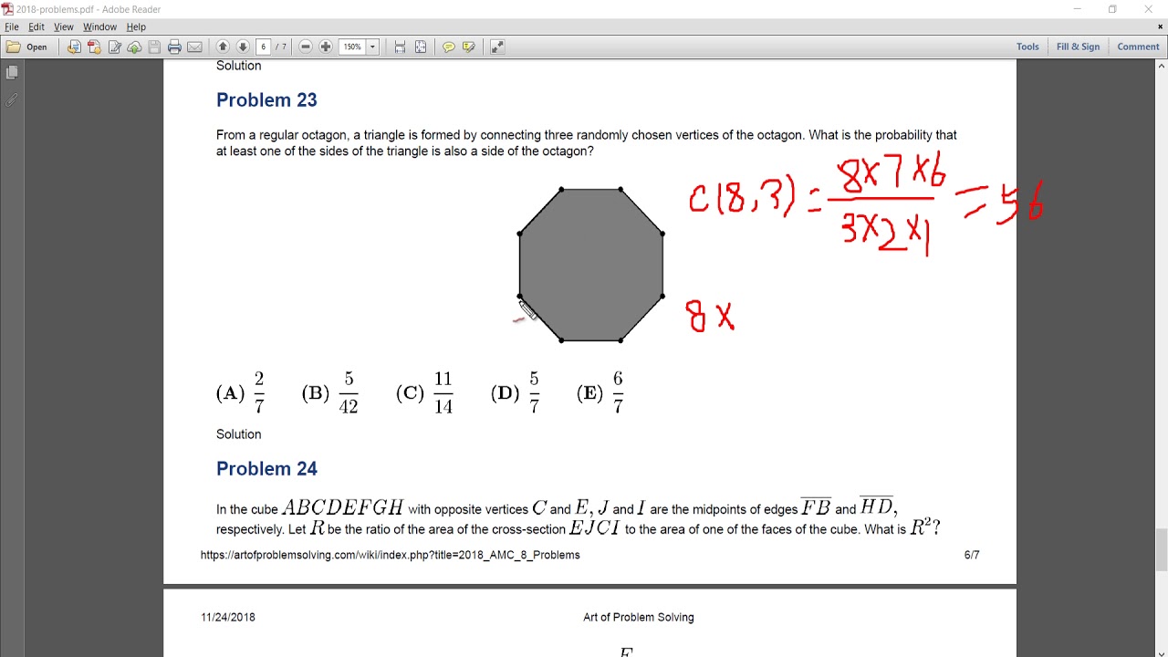 AMC8 2018 Problem 23