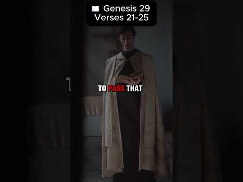 📖 Genesis 29 – Verses 21-25 - Jacob Meets Rachel and Is Deceived by Laban