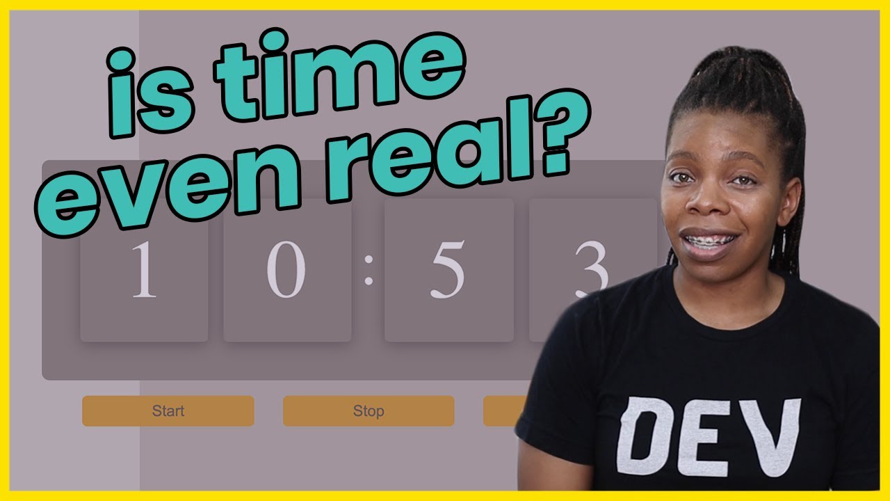 Vanilla JavaScript Timer using setInterval HTML & CSS