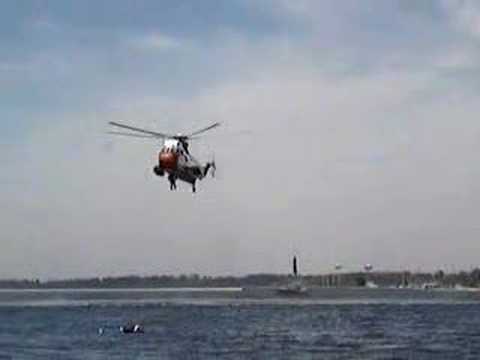 API - Helo hoist training with UH-3H Sea King