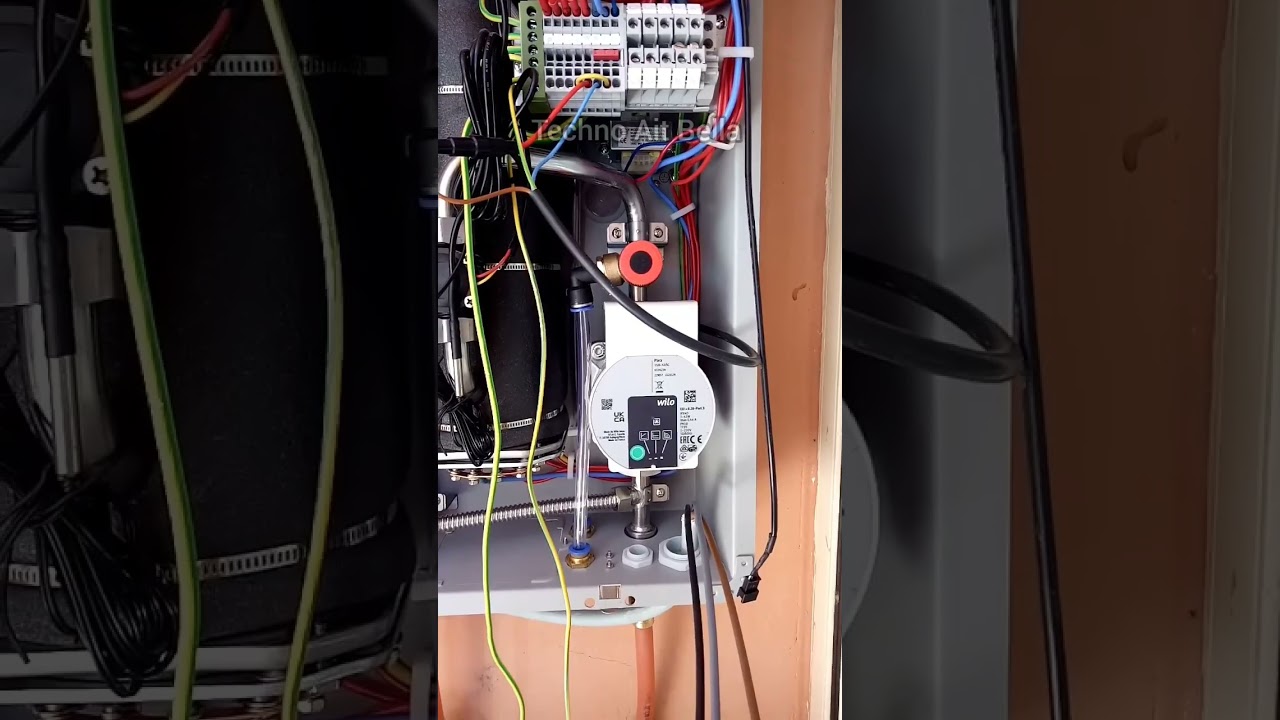 Chaudière électrique  9KW  380V/220V Chauffage Hammam Beldi #electric #shortvideo