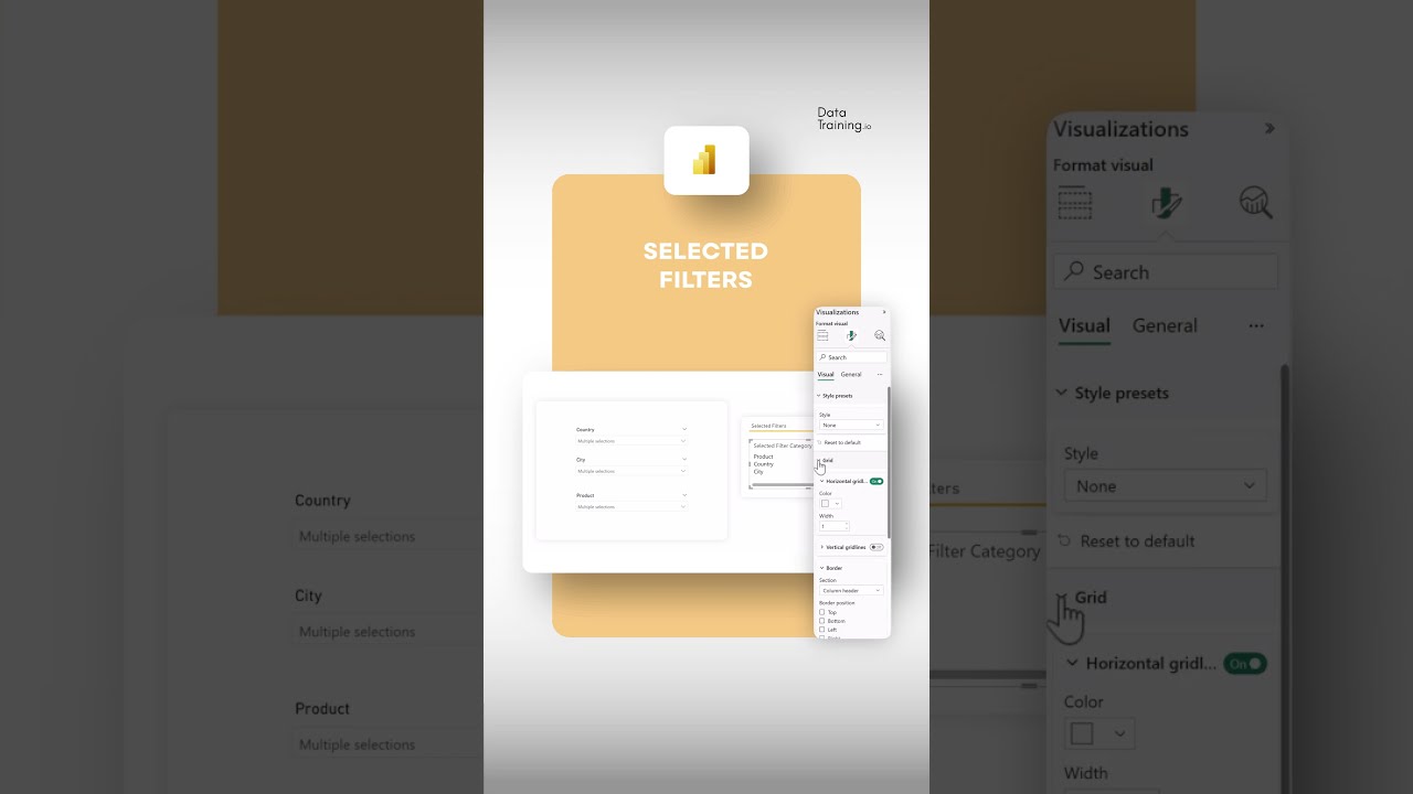 Power BI: Display Selected Filters Clearly in Your Reports