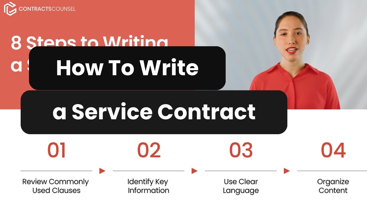 How to Write a Service Contract [8 EASY steps]