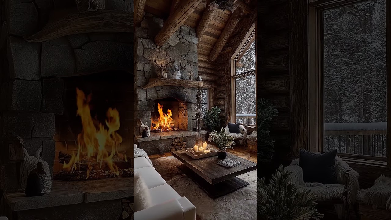 Rustic Winter Cabin Escape - Inspired by Big Sky, Montana's
