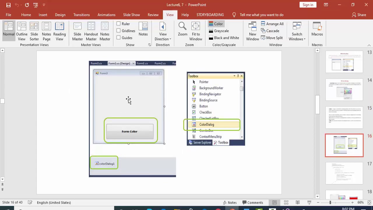 How to Use FontDialog and colorDialog in C# to change Font Size ,Color,Type .