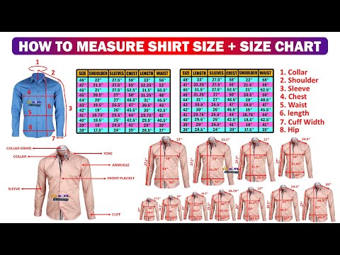 Different Types of Indian Shirt and their Respective Size Comparison | (Included Size Charts)