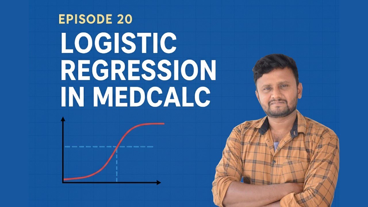 Logistic Regression in MedCalc | Biomedical Data Analysis Tutorial | Episode 20