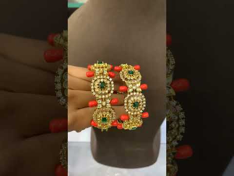 Single bangle:Rs.1050/-2 bangles: Rs.2040/-What'sapp 9384209219 #1gramgold #1gramgoldjewellery