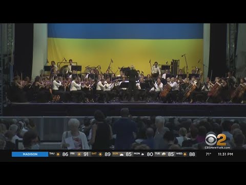 Ukrainian Freedom Orchestra performs at Lincoln Center