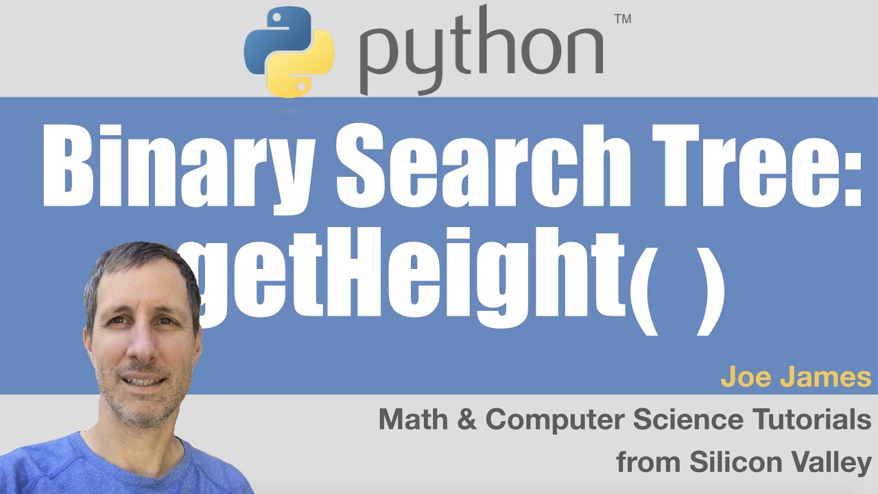 Python: Get Height of a Binary Search Tree