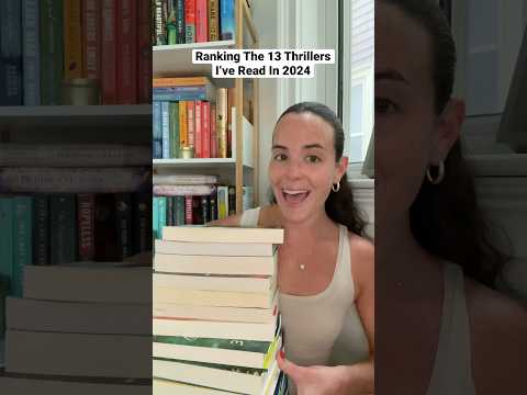Ranking The Thriller Books Iβve Read This Year! β¨β¨ #books #booktube #thrillerbooks #booktuber