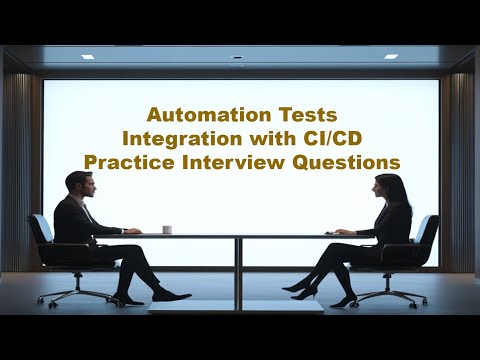 Automated Tests Integration with CI/CD Practice Interview Questions
