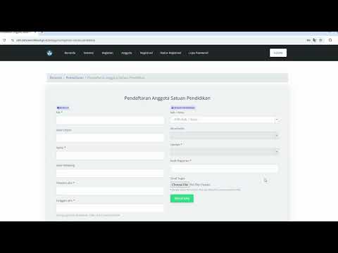 Registrasi Akun Satuan Pendidikan di SDM Data