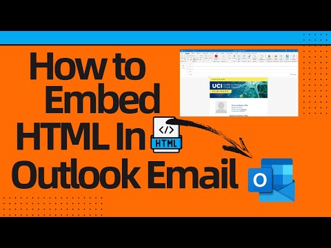 How to Embed/Insert/Import HTML in Outlook Email Desktop & Office 365 Web Browser.