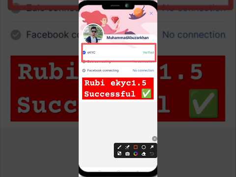 Rubi ekyc 1.5 verification success 2025 #rubi #rubikyc