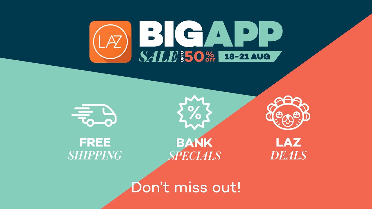Big App Sale | Up to 50% Off | Shop on Lazada App!
