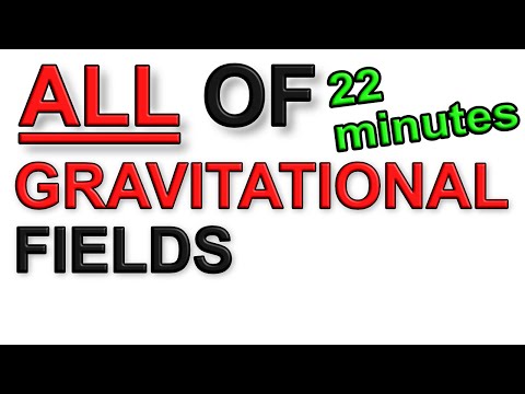 A Level Physics Revision: All of Gravitational Fields (in under 23 minutes)