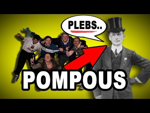 💲😏😞 Learn English Words: POMPOUS - Meaning, Vocabulary with Pictures and Examples