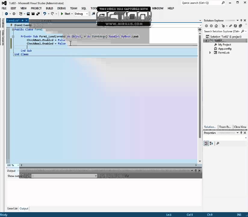Tutorial02 - Edit RadioButton, CheckBox - Visual Studio 2012