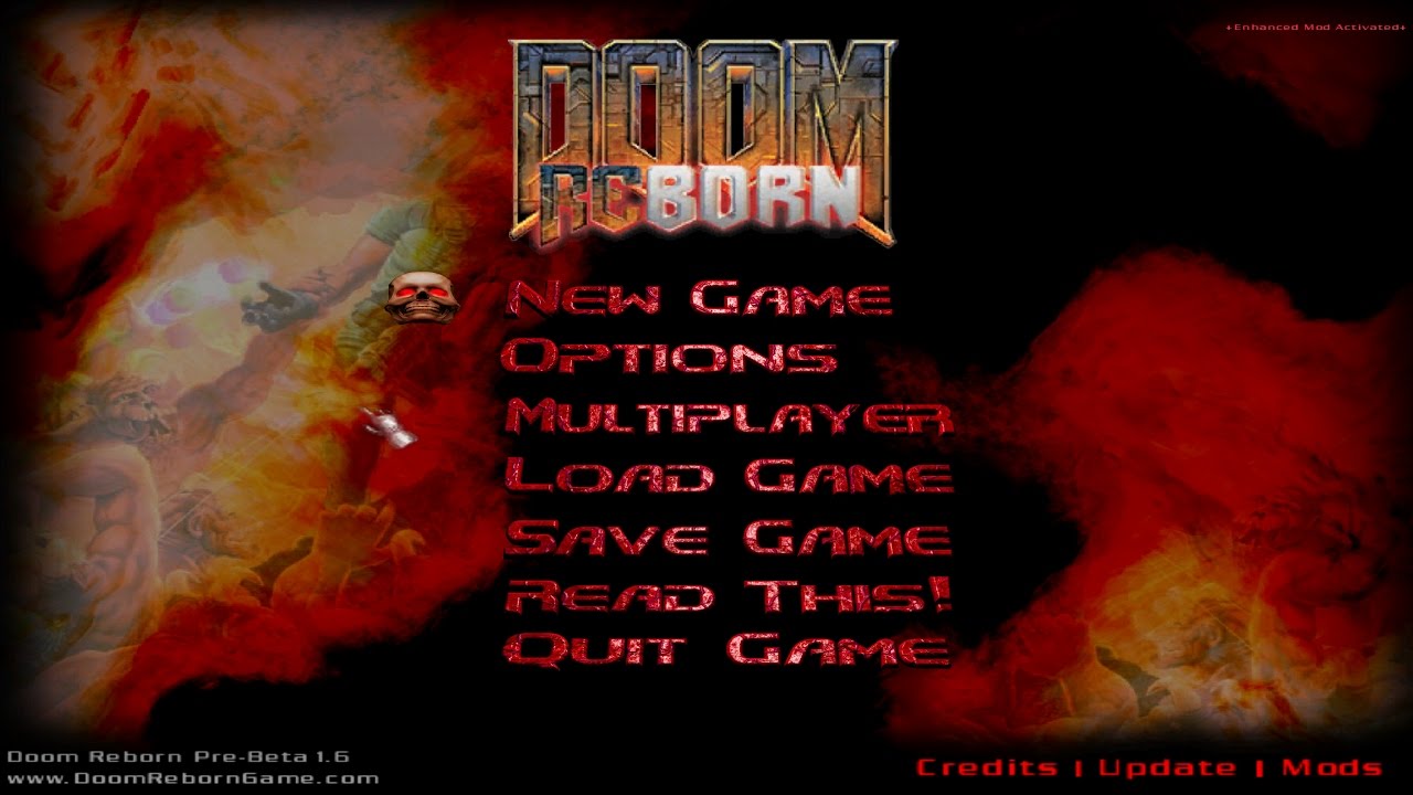 Doom Reborn | Pre-Beta Version 1.6 | Guide, Gameplay and Commentary | 1440p 60fps.