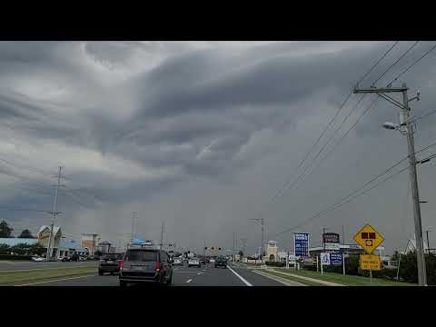 Rehoboth Beach High based storm sub severe 09 25 2022 4:19pm beautiful clouds