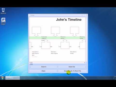 How To Use MS Word Timeline Template Software